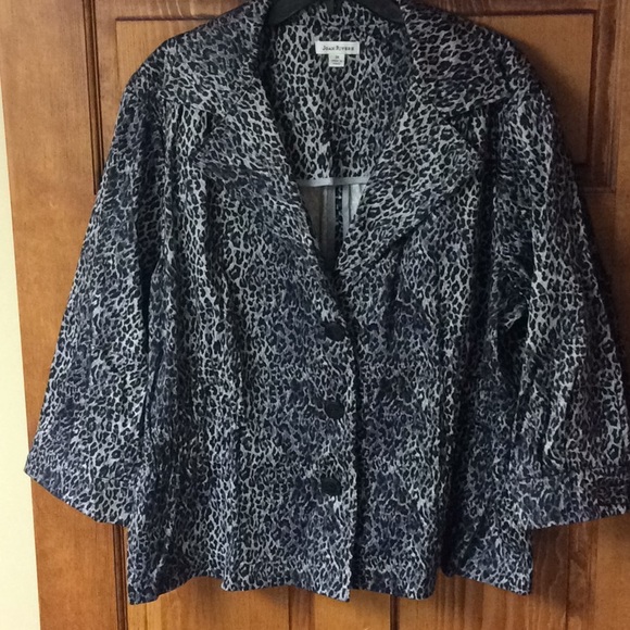 Joan Rivers | Jackets & Coats | Joan Rivers Leopard Print Blazer | Poshmark